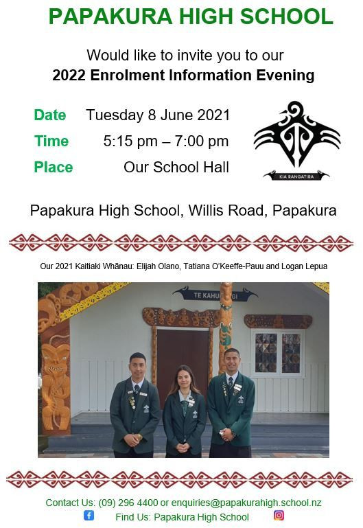Welcome to Papakura High School